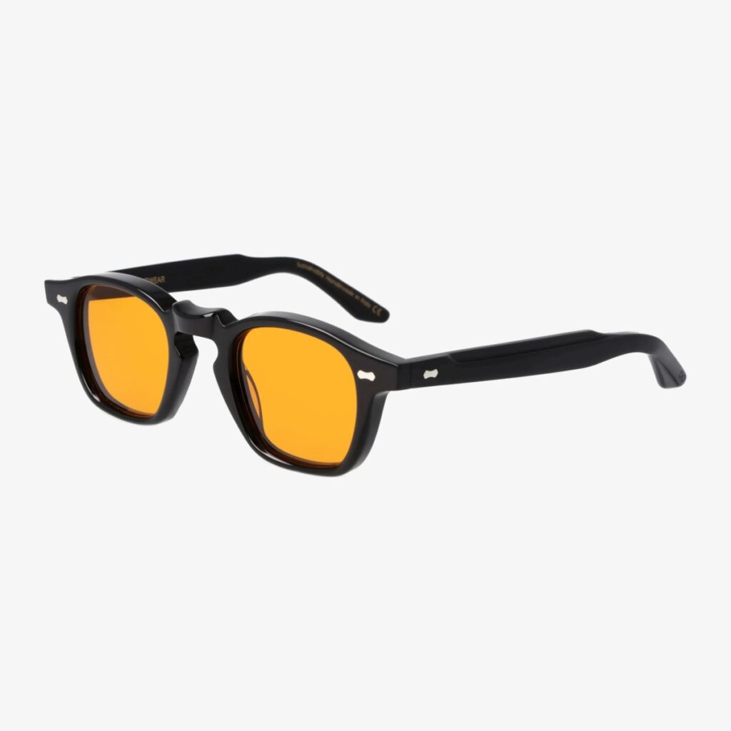 TBD Eyewear Cord Black Frame Orange Lenses Sunglasses - The Noble Dandy
