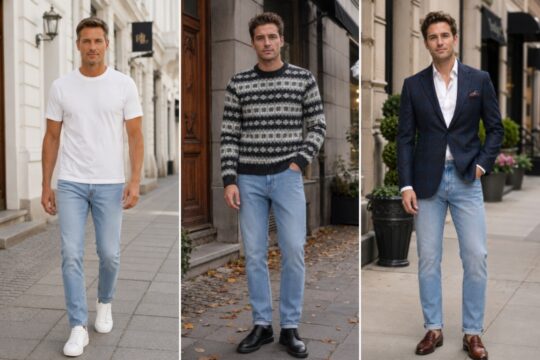 How To Make Light Blue Jeans Work - The Noble Dandy
