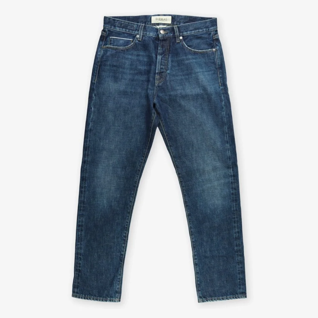 Barmas Tokyo Blue Straight Fit 12 Oz. Japanese Selvedge Denim Jeans ...