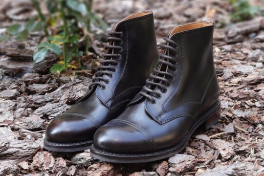 Cheaney Tweed Almond Brogue Lace-Up Boots - The Noble Dandy