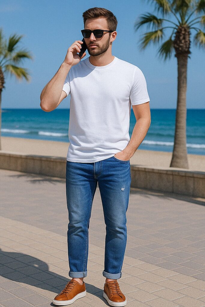 7 Stylish Ways To Wear A White T-Shirt - The Noble Dandy