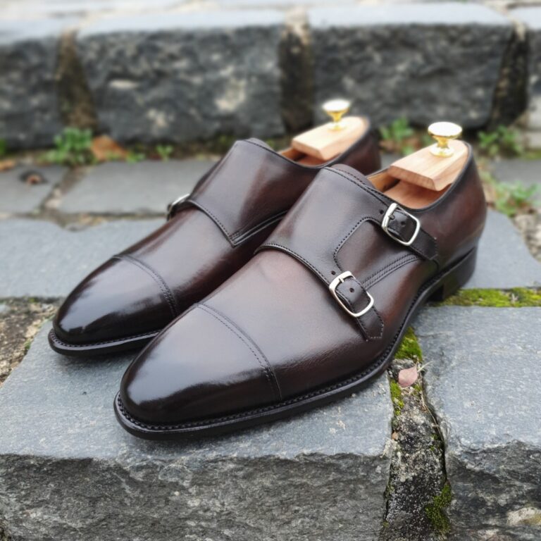 Carlos Santos 6942 Andrew Coimbra Monk Strap Shoes - The Noble Dandy