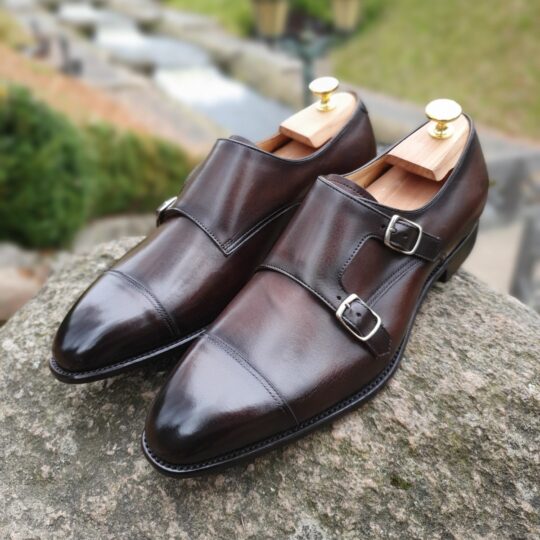 Carlos Santos 6942 Andrew Coimbra Monk Strap Shoes - The Noble Dandy