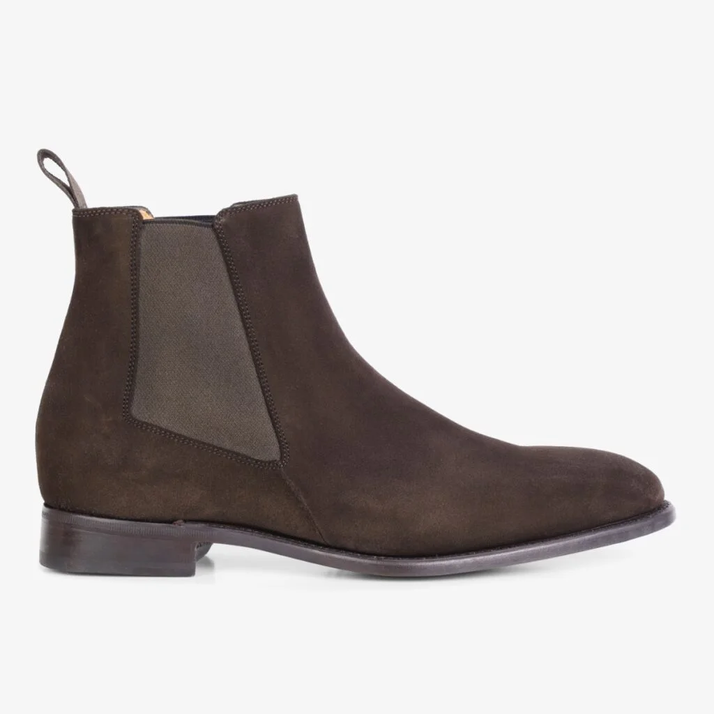 Carlos Santos 7902 Fred Dark Brown Suede Chelsea Boots - The Noble Dandy