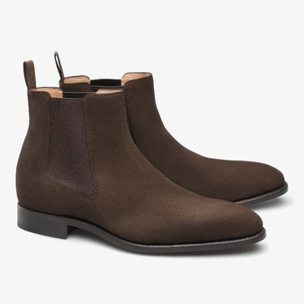 Carlos Santos 7902 Fred Dark Brown Suede Chelsea Boots - The Noble Dandy
