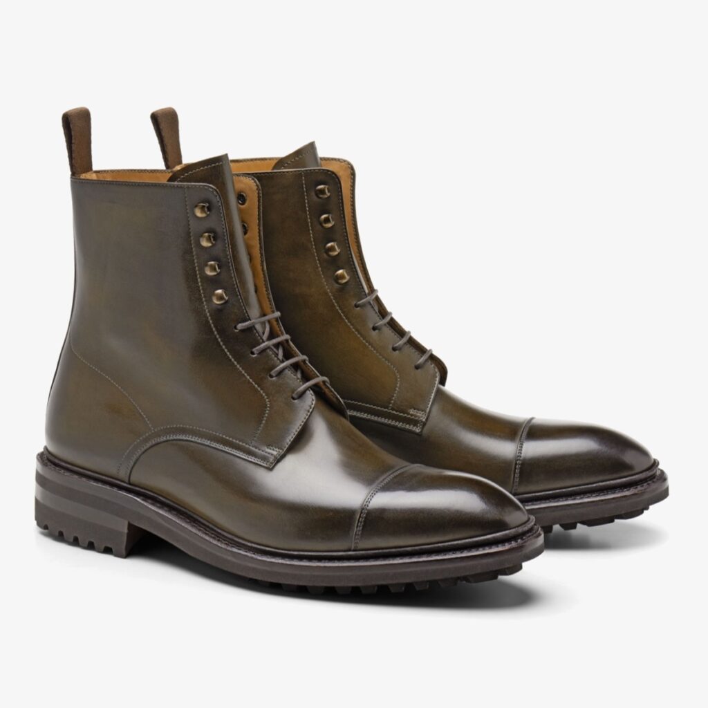 Carlos Santos 8866 Stallone Bosco Toe Cap Lace-Up Boots - The Noble Dandy