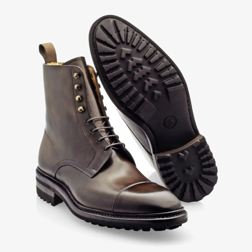 Carlos Santos 8866 Stallone Coimbra Toe Cap Lace-Up Boots - The Noble Dandy